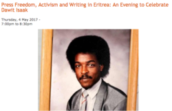 An evening to celebrate Dawit Isaak in London : Free Dawit Isaak